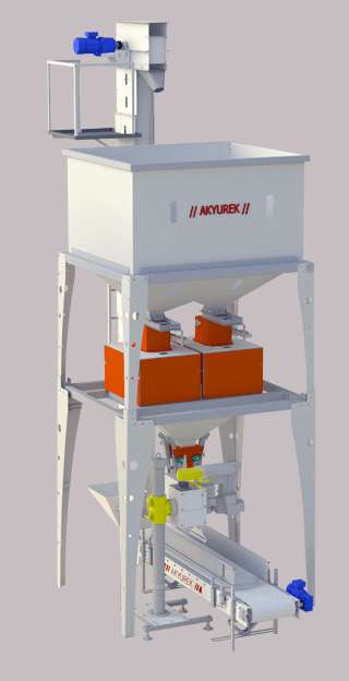 Double Scale Net Weigher & Bagger-5 to 50 - Akyurek Group Technology